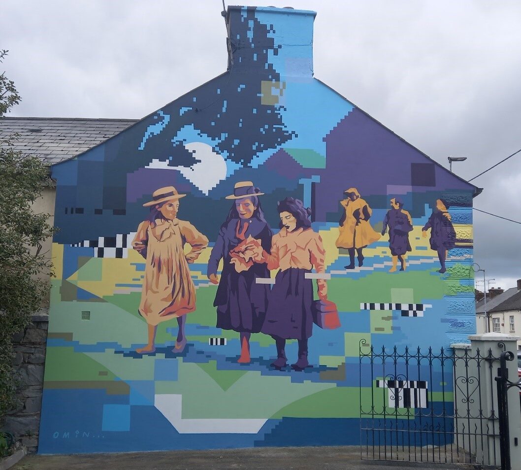JJ Clarke Mural, Castleblayney Co. Monaghan - Monaghan County Museum