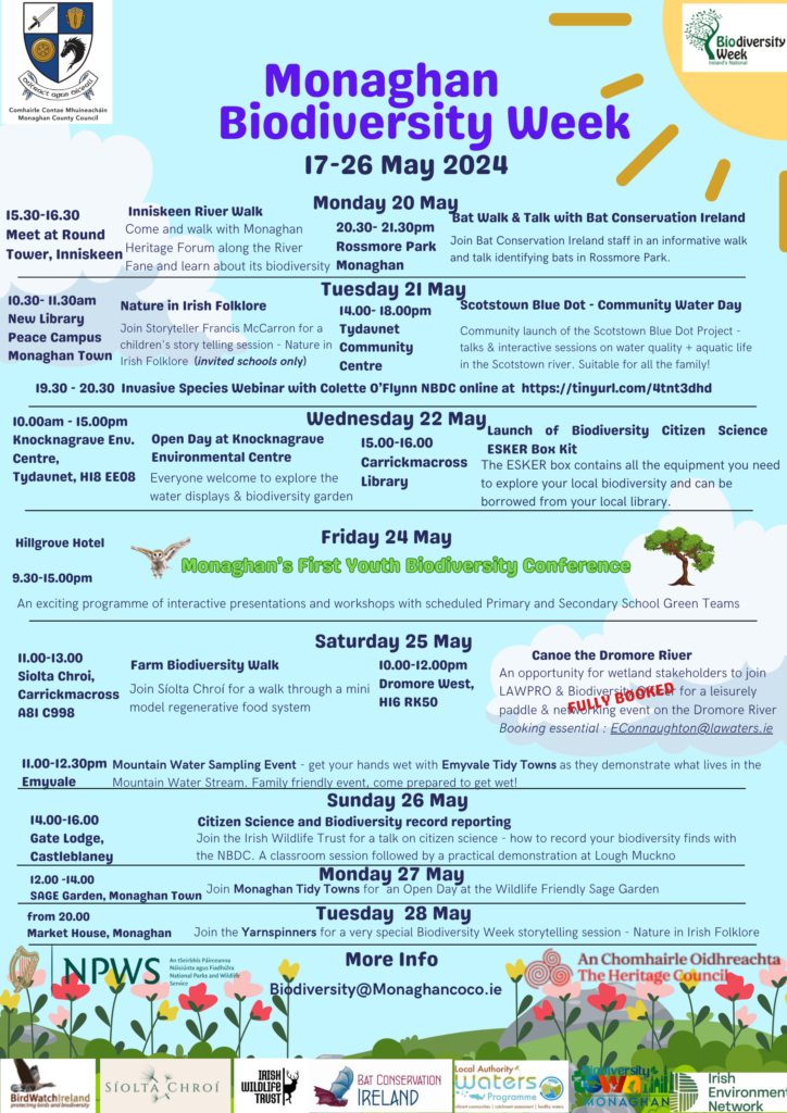 Biodiversity Week 2024 - Comhairle Contae Mhuineacháin
